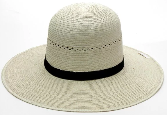 4 or 5 Inch Brim, Vented Guatemalan standard palm hat